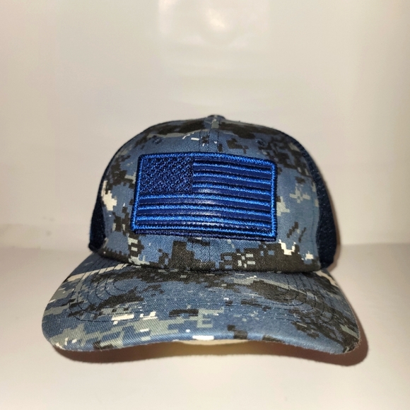 Pit Bull | Accessories | Usa Flag Baseball Cap Military Camo Army Us ...